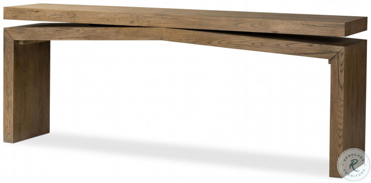 Matthes Rustic Grey Console Table From Four Hands | Coleman Furniture