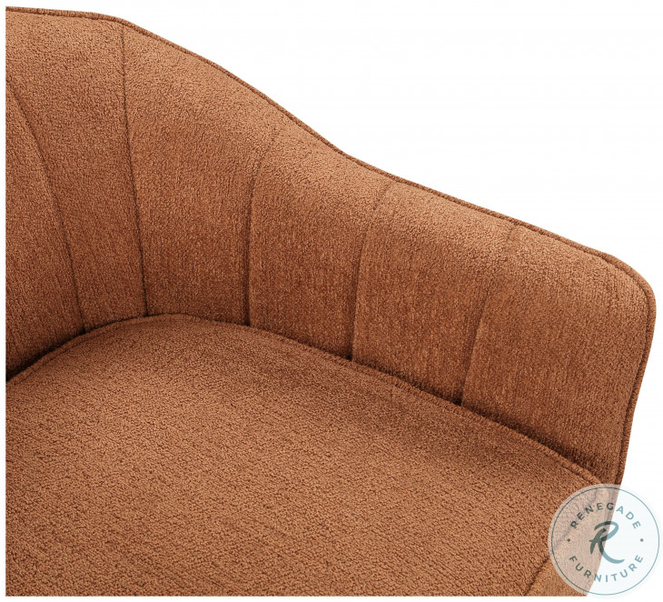 Cutler Rust Accent Chair From Homelegance | Coleman Furniture