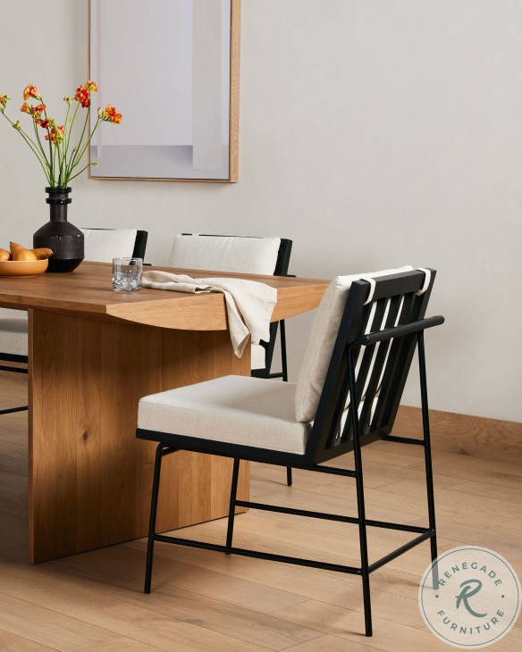 Crete Savile and Cream Flax Dining Chair from Four Hands | Coleman ...