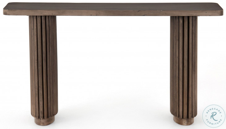 Rutherford Reclaimed Ashen Brown Console Table from Four Hands ...