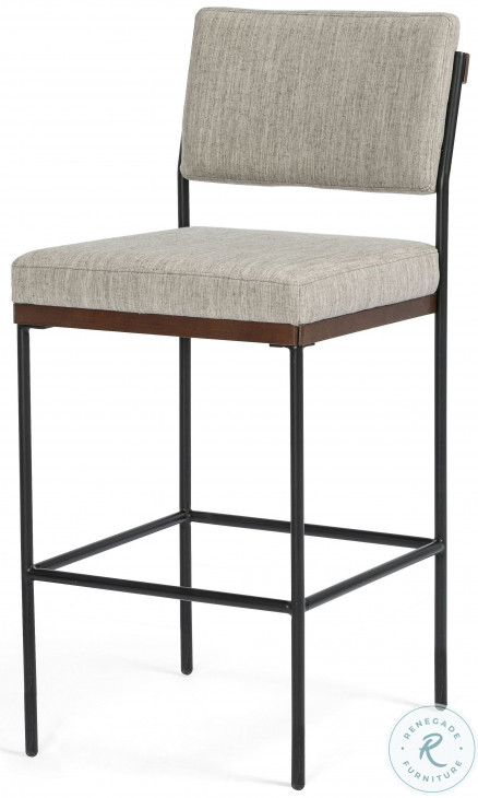 Benton Savile Flannel Bar Stool from Four Hands | Coleman Furniture