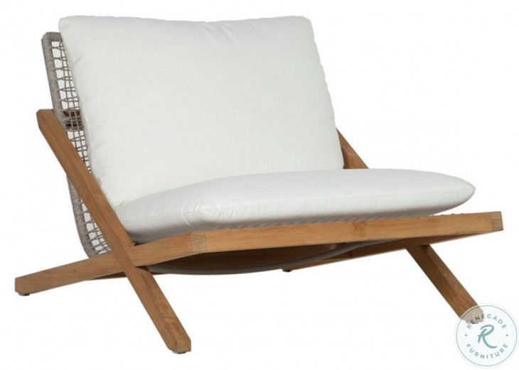 Bari Stinson White Outdoor Lounge Chair From Sunpan | Coleman Furniture