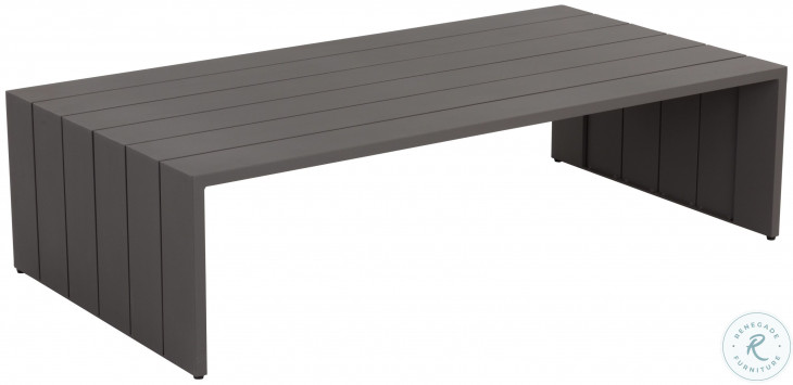 Verin Warm Gray Outdoor Coffee Table From Sunpan | Coleman Furniture