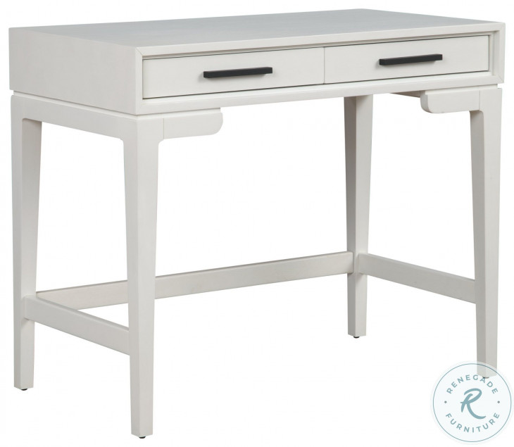 Nova Chalk White Mini Desk From Alpine | Coleman Furniture
