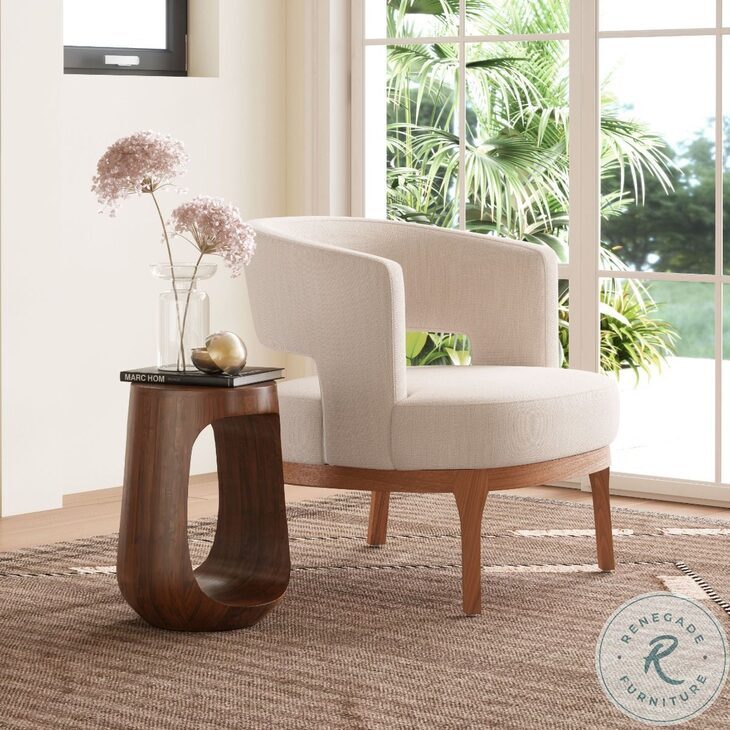 Okno Walnut Side Table From Zuo | Coleman Furniture