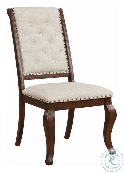 Brockway Antique Java Dining Chair Set of 2 from Coaster | Coleman Furniture