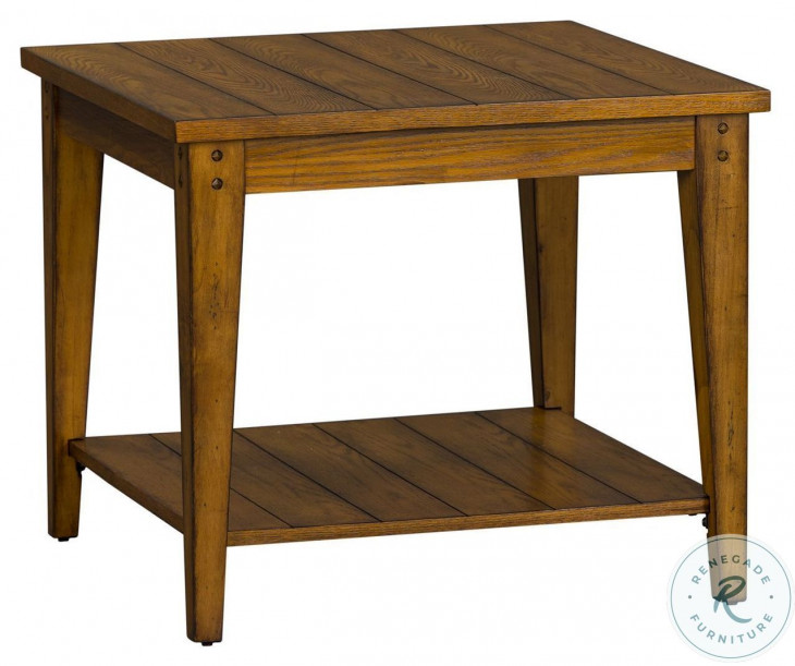 Lake House Square Lamp Table from Liberty (110-OT1023) | Coleman Furniture