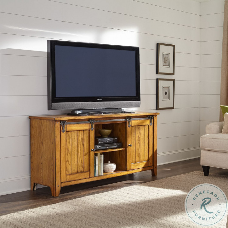 Lake House TV Console from Liberty (110-TV60) | Coleman Furniture
