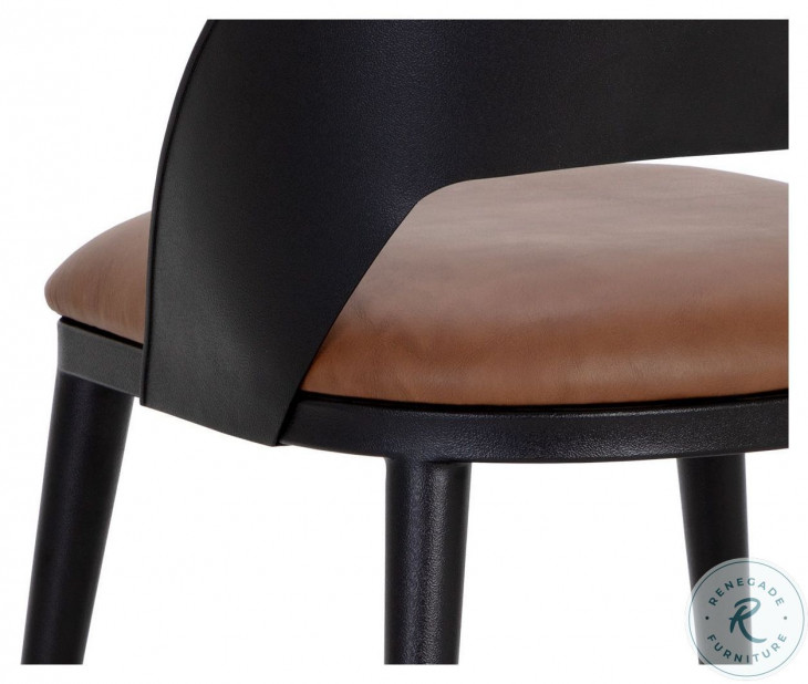 Dezirae Cognac Leather Dining Chair From Home Gallery Stores | Home ...