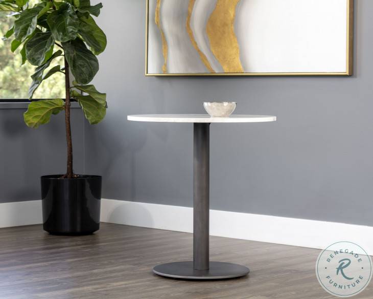 Suki White And Pewter Dining Table From Sunpan | Coleman Furniture