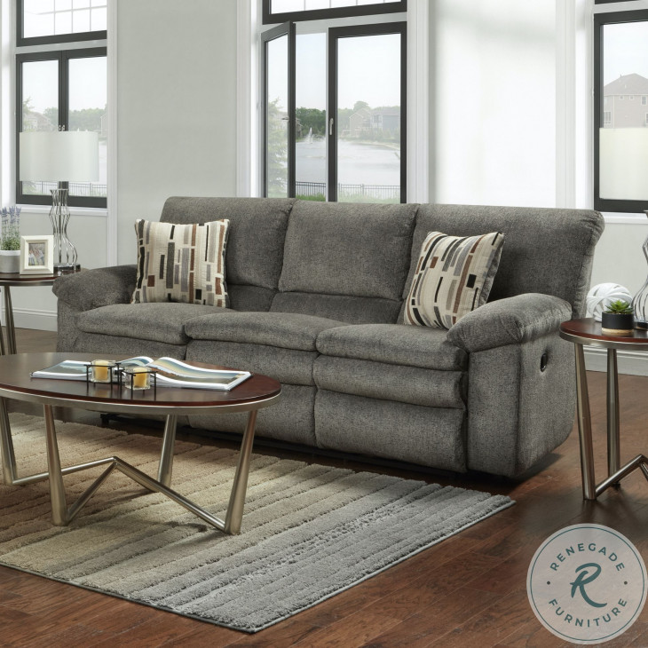 Tosh Pewter Reclining Sofa from Catnapper | Coleman Furniture