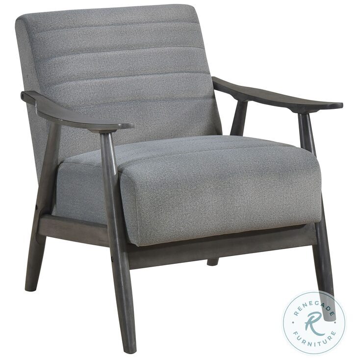 Greeley Gray Accent Chair From Homelegance | Coleman Furniture