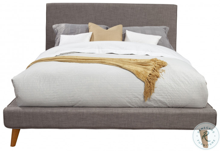 Alpine furniture britney upholstered platform bed store