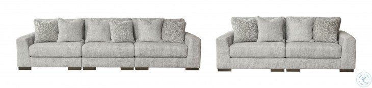 Regent Park Pewter Modular Living Room Set From Ashley Furniture ...