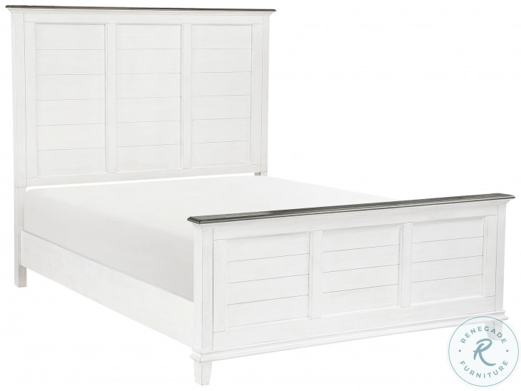 Chesterton Antique White King Panel Bed From Homelegance | Coleman ...