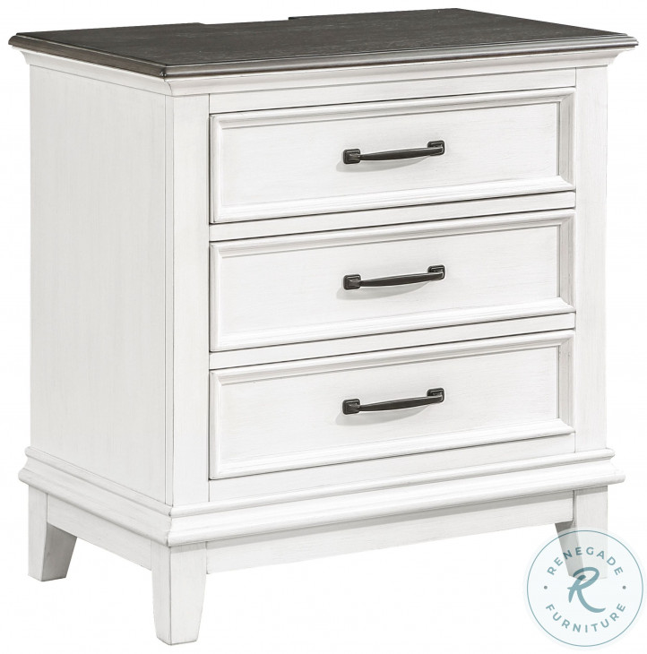 Chesterton Antique White Nightstand From Homelegance | Coleman Furniture