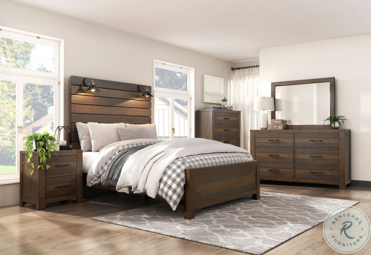 Conway Antique Brown Mirror From Homelegance | Coleman Furniture