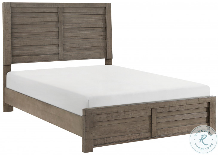 Longview Gray King Panel Bed From Homelegance | Coleman Furniture
