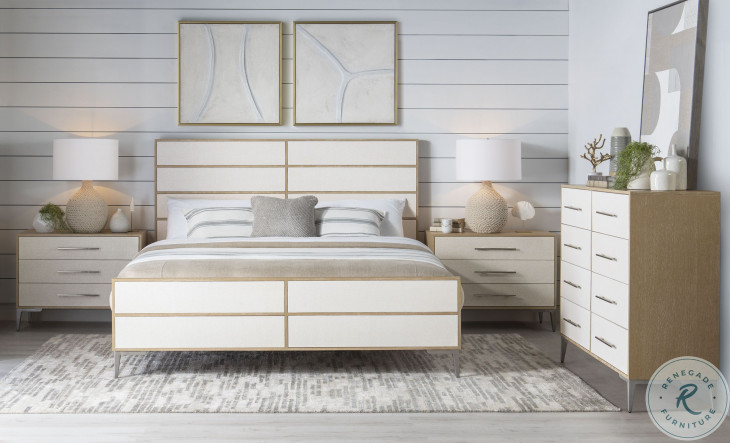 Biscayne Malabar And Alabaster Queen Raffia Bed From Legacy Classic ...