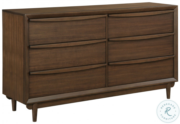 Astrid Walnut Dresser From Homelegance | Coleman Furniture