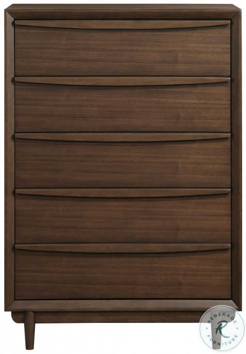 Astrid Walnut Platform Bedroom Set from Homelegance | Coleman Furniture