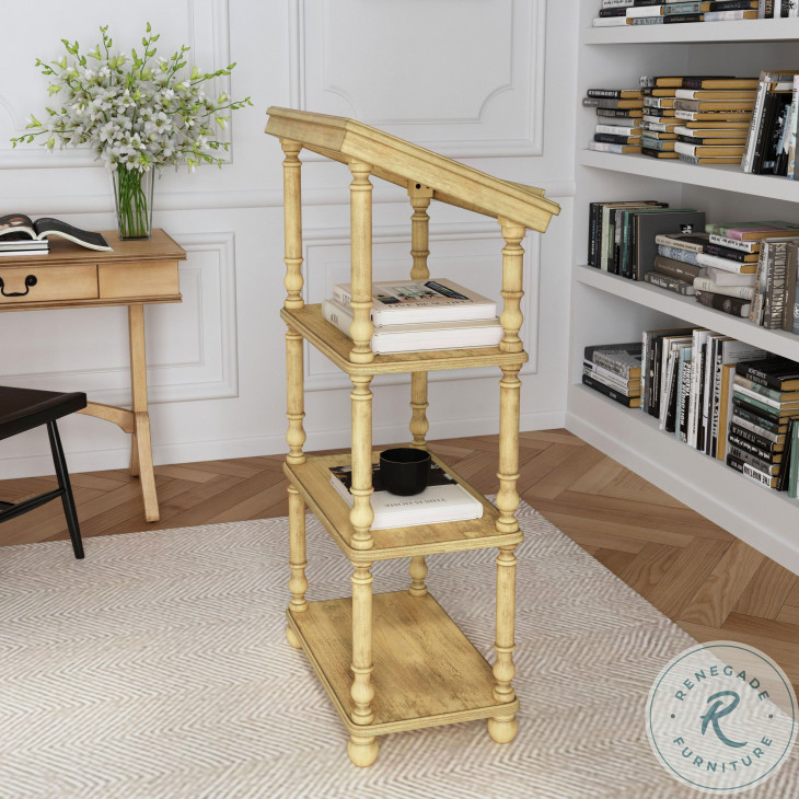 Alden Antique Beige Library Stand Desk From Butler | Coleman Furniture