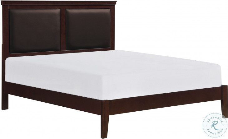 Seabright Cherry Queen Panel Bed from Homelegance | Coleman Furniture