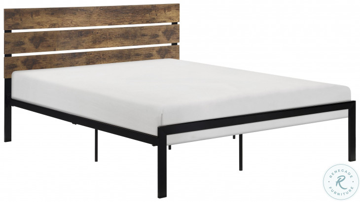 Marshall Black And Brown Platform Bedroom Set from Homelegance ...