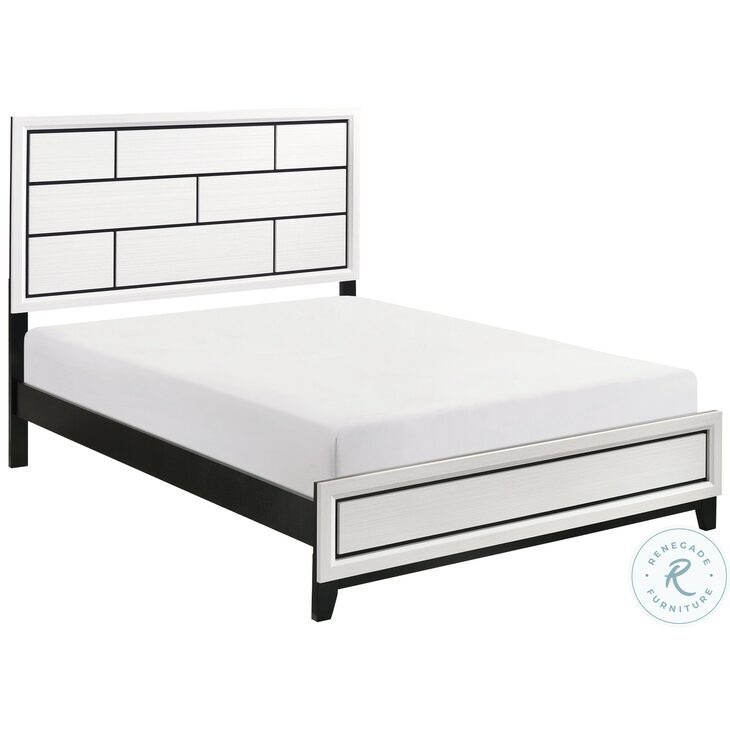 Davi White Panel Bedroom Set from Homelegance | Coleman Furniture