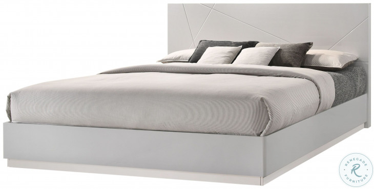 Naples Grey Queen platform Bed from JNM | Coleman Furniture
