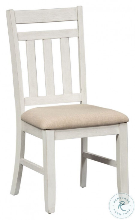 Summerville Soft White Wash Slat Back Side Chair Set of 2 from Liberty ...