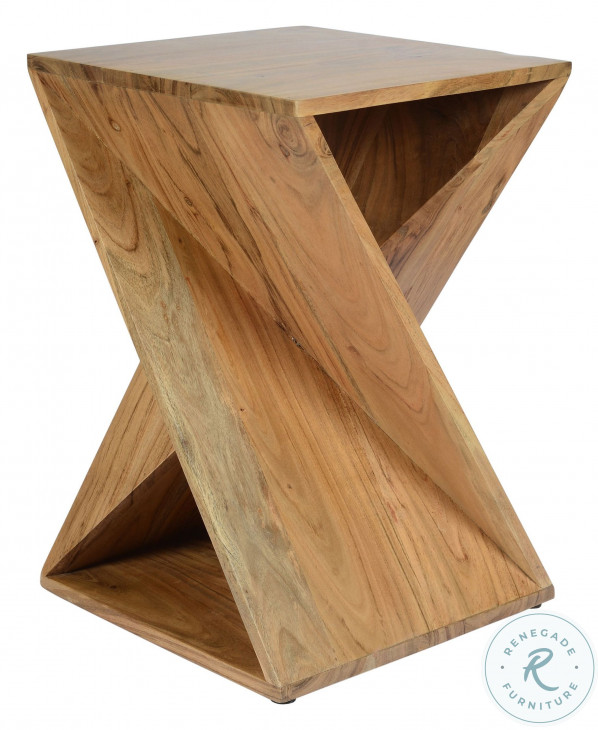 Global Archive Natural Jasper Accent Table From Jofran | Coleman Furniture