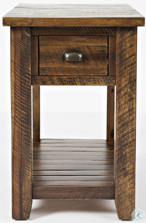 Artisan's Craft Dakota Oak Chairside Table from Jofran | Coleman Furniture