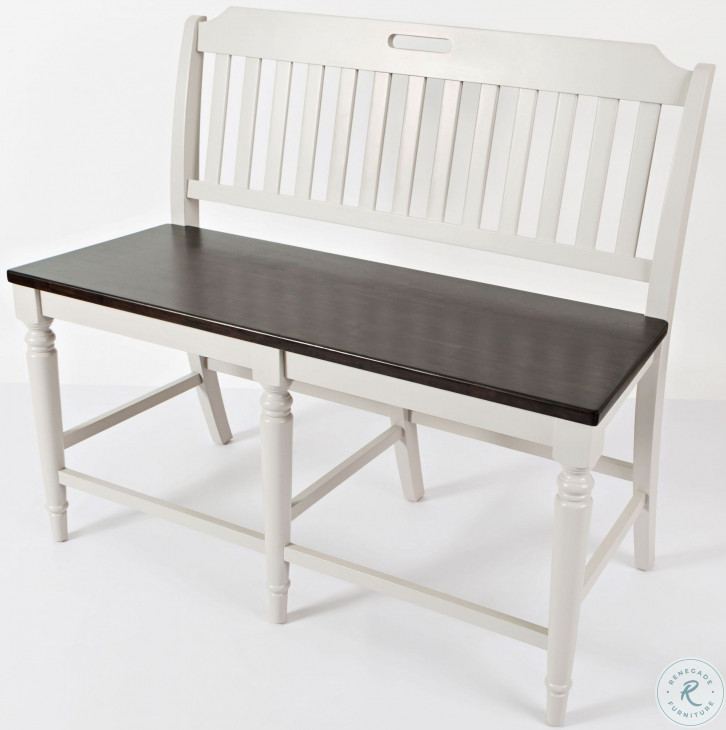 Orchard Park Slatback Counter Height Bench from Jofran | Coleman Furniture