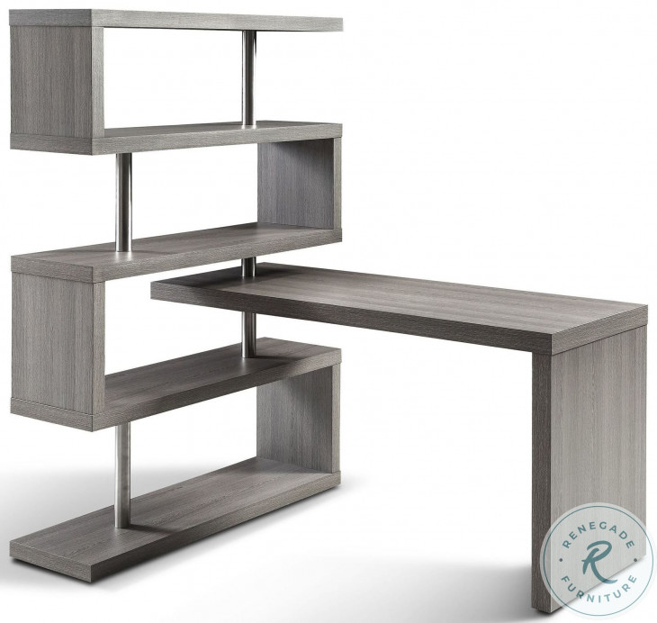 KD002 Matte Grey Office Desk from JNM | Coleman Furniture