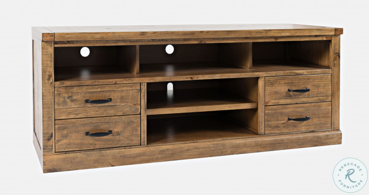Telluride Naturally Distressed 70" TV Stand From Jofran | Coleman Furniture