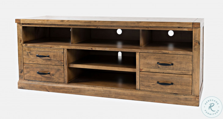 Telluride Naturally Distressed 70" TV Stand From Jofran | Coleman Furniture