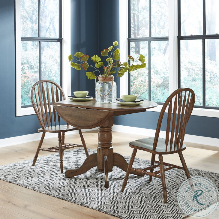 Carolina Crossing Antique Honey Drop Leaf Extendable Dining Table From ...