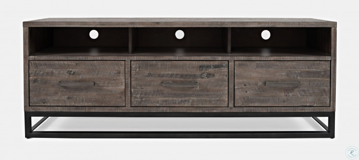 East Hampton Distressed Grey 70" Media Console from Jofran | Coleman ...