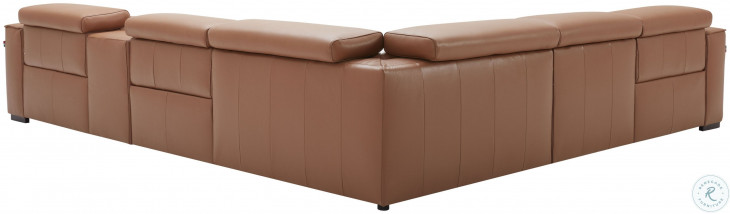 Picasso Caramel Power Reclining Sectional From JNM | Coleman Furniture
