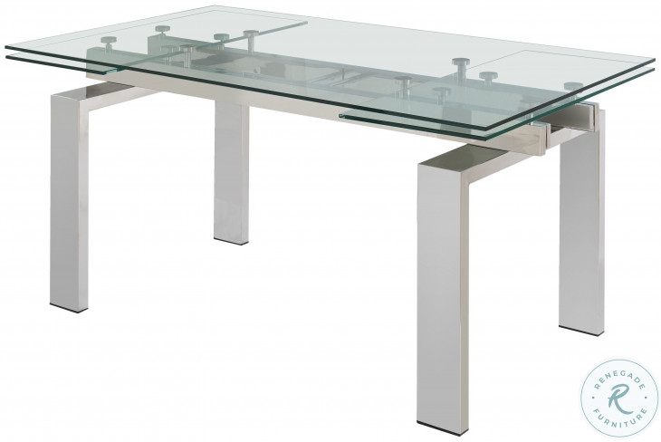 MC Moda Chrome Extendable Dining Table From JNM | Coleman Furniture