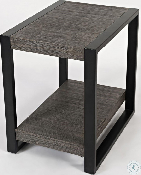 Pinnacle Gray Chairside Table from Jofran | Coleman Furniture