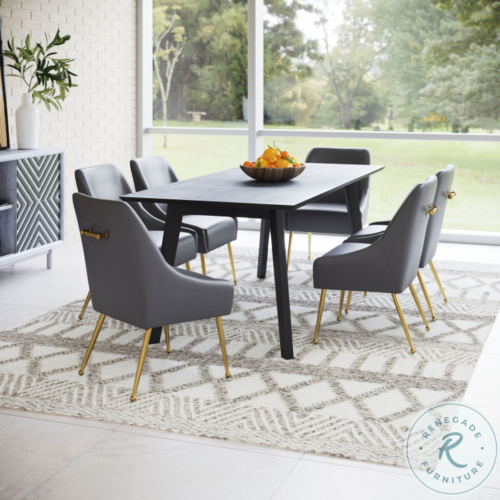 Maxine Gray Dining Chair From Zuo | Coleman Furniture
