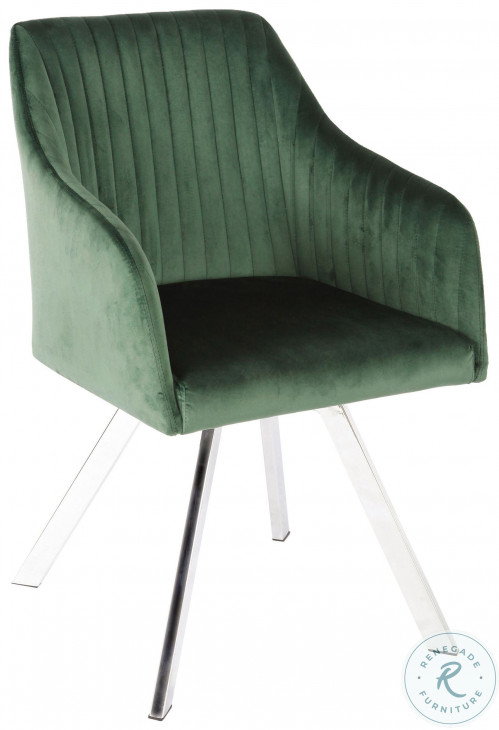 Arika Green Swivel Dining Chair From Coaster Furniture | Coleman Furniture