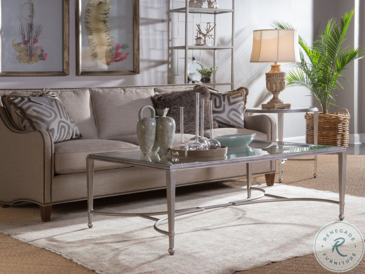 Sangiovese Argento Large Rectangular Cocktail Table from Artistica Home ...