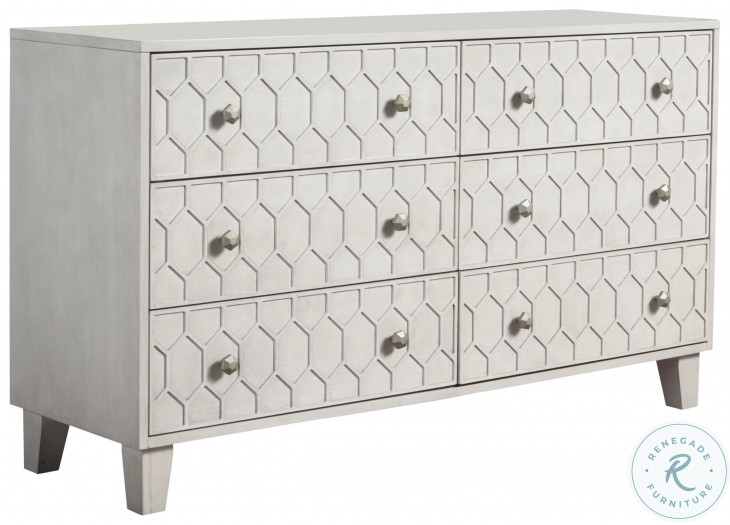 Denver Gray 6 Drawer Dresser From Alpine | Coleman Furniture