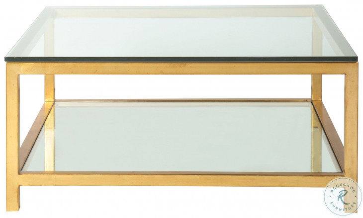 Metal Designs Gold Leaf Per Se Square Cocktail Table from Artistica ...