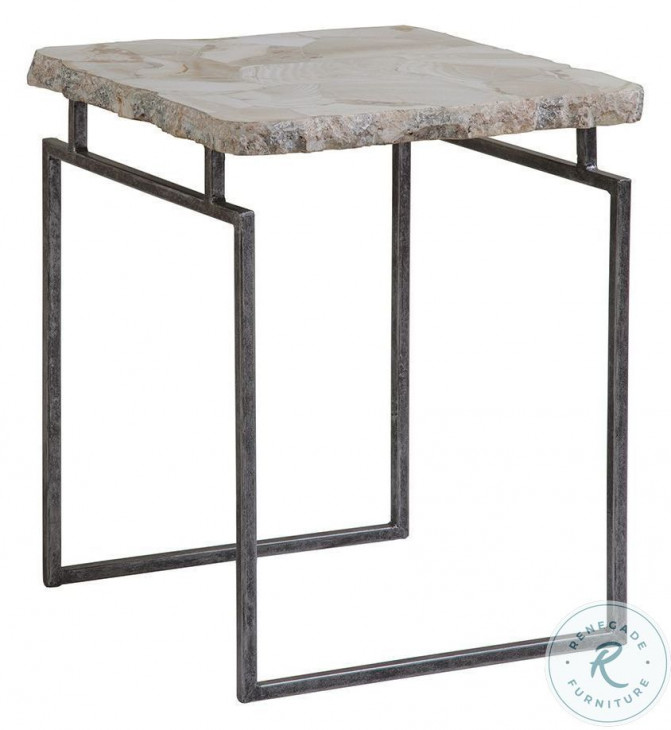 Signature Designs Fossilized Shell And Silver Seamount Kidney ...