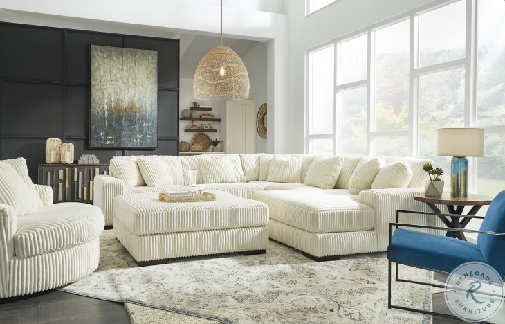 Lindyn Ivory Oversized Swivel Accent Chair From Ashley Furniture ...