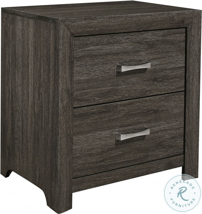 Edina Dary Gray Nightstand from Homelegance | Coleman Furniture